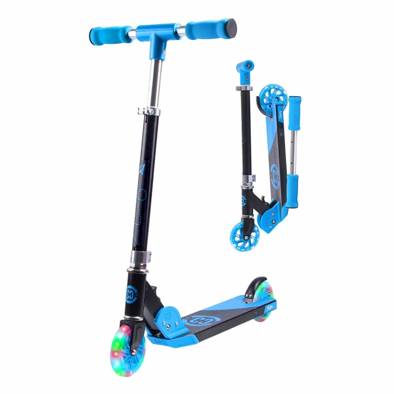 DECATHLON самокат DECATHLON Core Foldy, синий