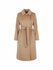 Пальто Max Mara Belted wool coat, размер 44, разноцветный