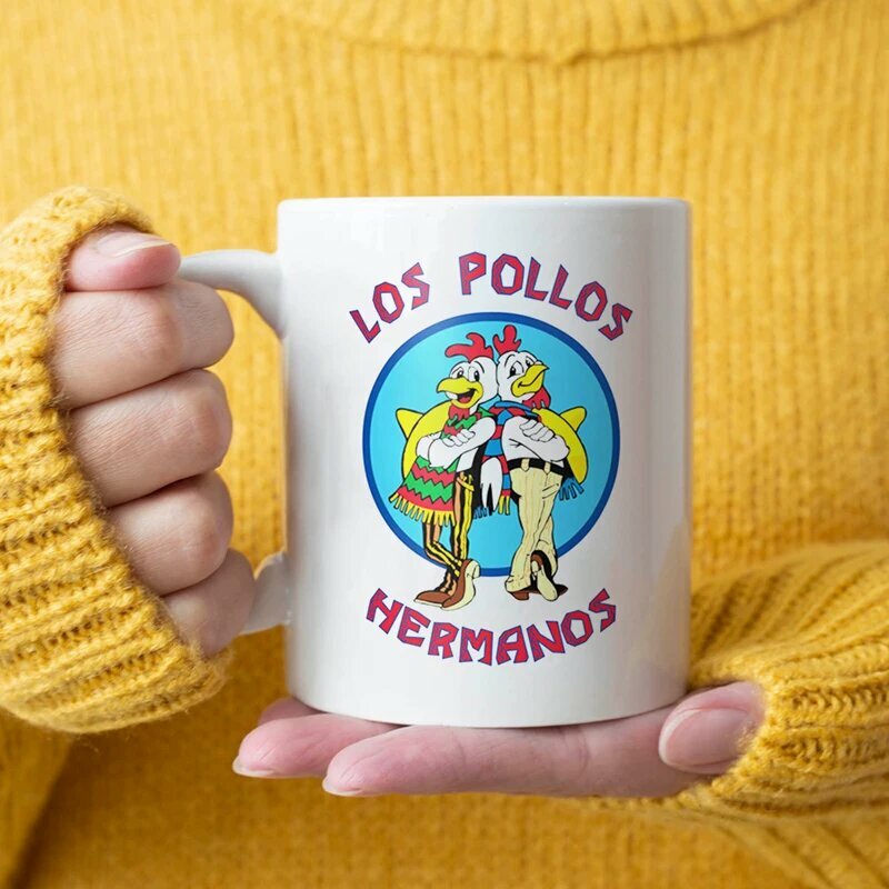 Керамическая кружка Breaking Bad «Лос-Полос-Херманос» для мужчин и женщин набор крышек для ложек