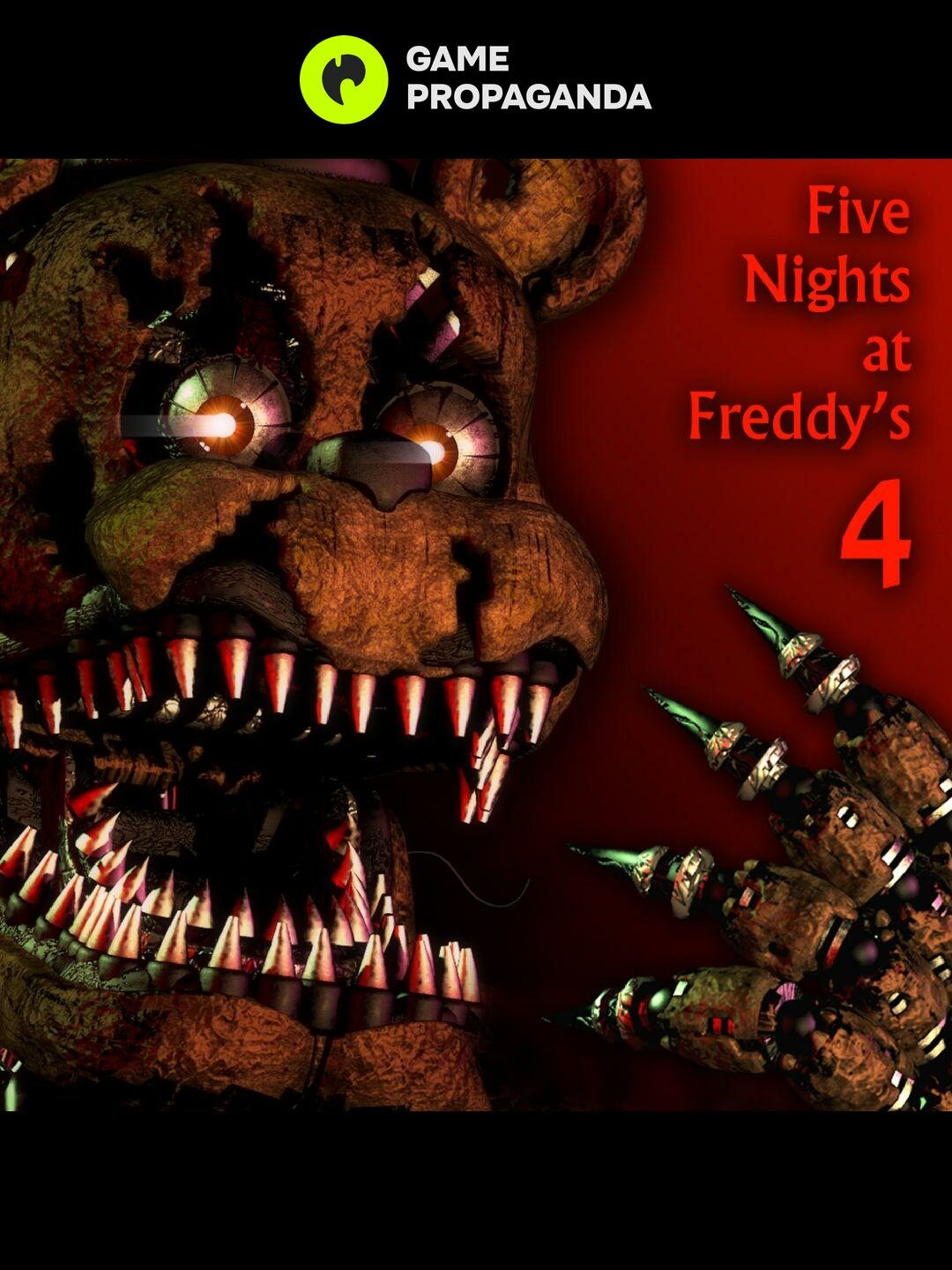 Игра Five Nights at Freddy's 4 PS4 + 157 TRY на баланс PSN. Турция. Цифровая версия