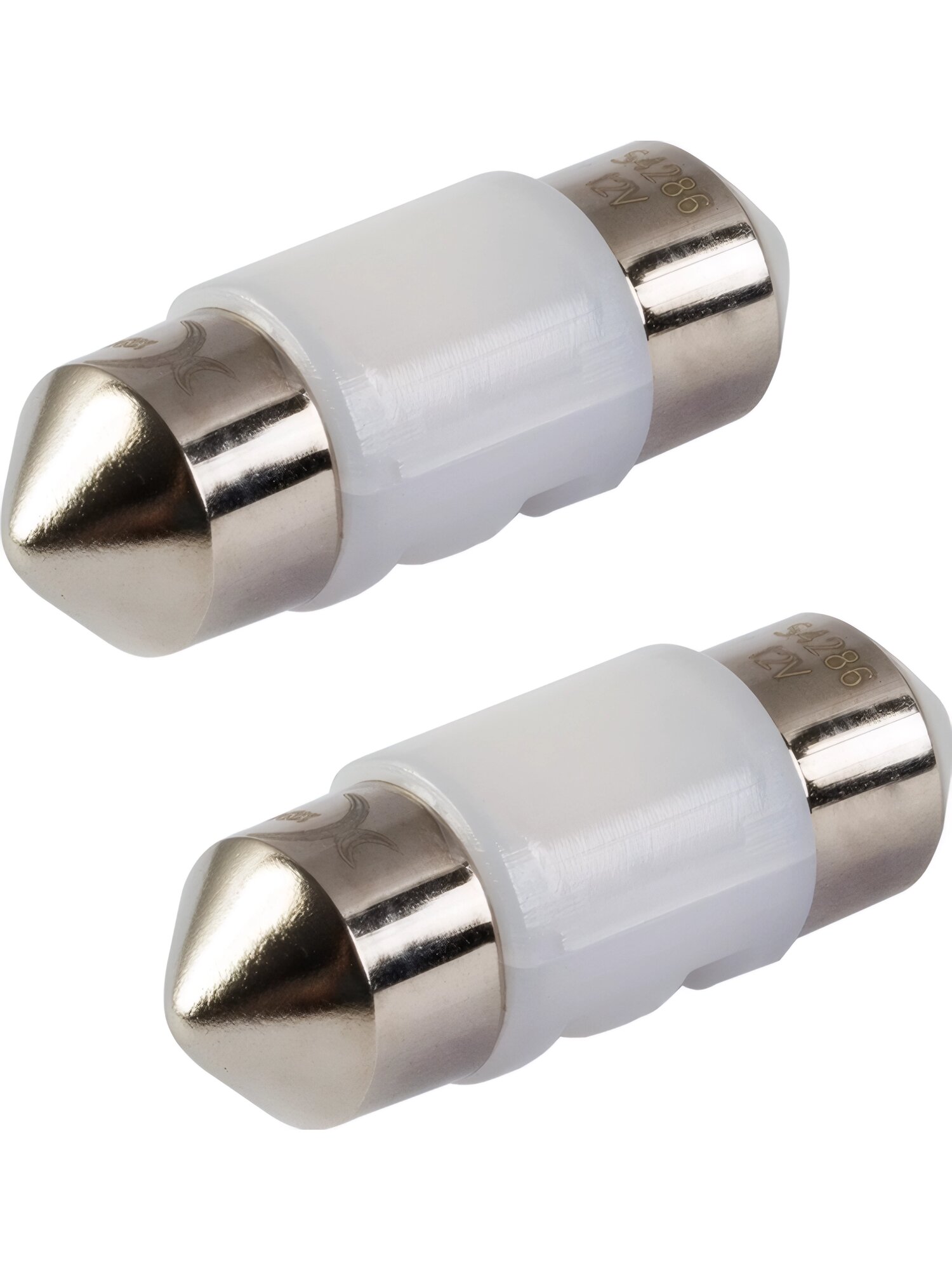 Комплект светодиодов Xenite T11 C5W S4286 (1009483) 28mm 80 Lm - световой поток 80 лм, цветовая температура 5000K, угол свечения 180 градусов, матовое покрытие