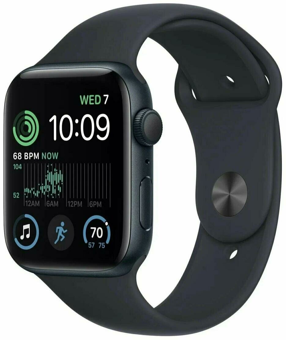 Умные часы Apple Watch Series SE 2024 40mm Aluminium Case, Midnight Sport Band M/L