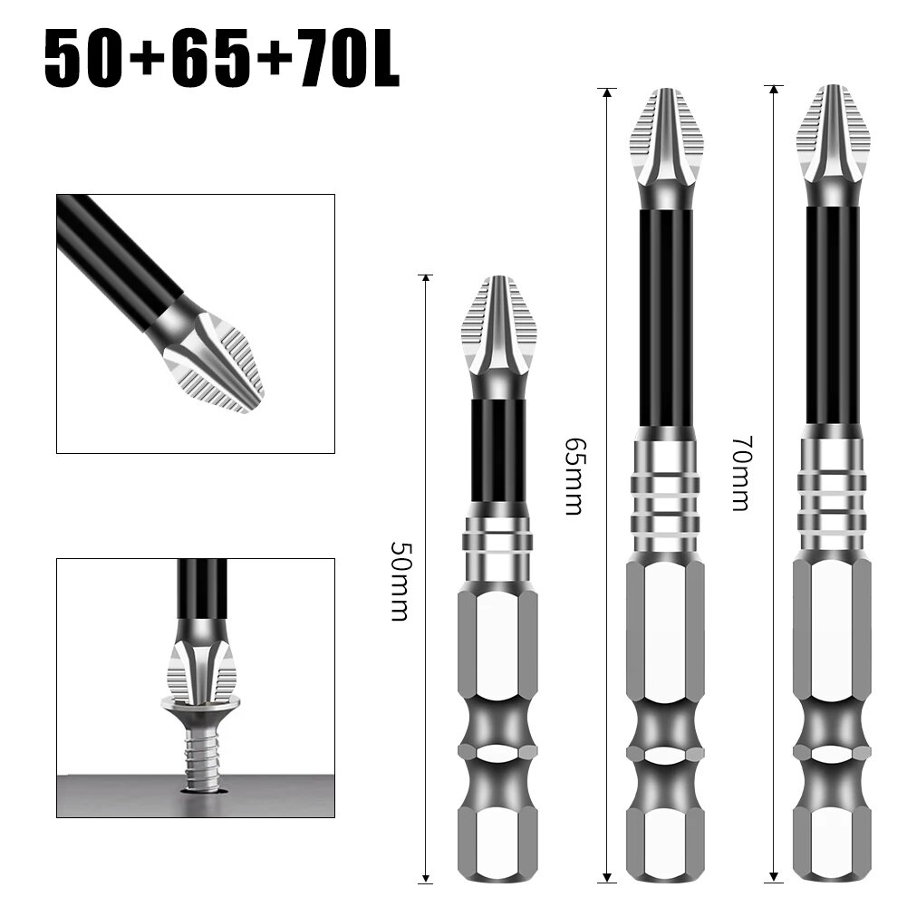 Сверла-дюбели 50+65+70L