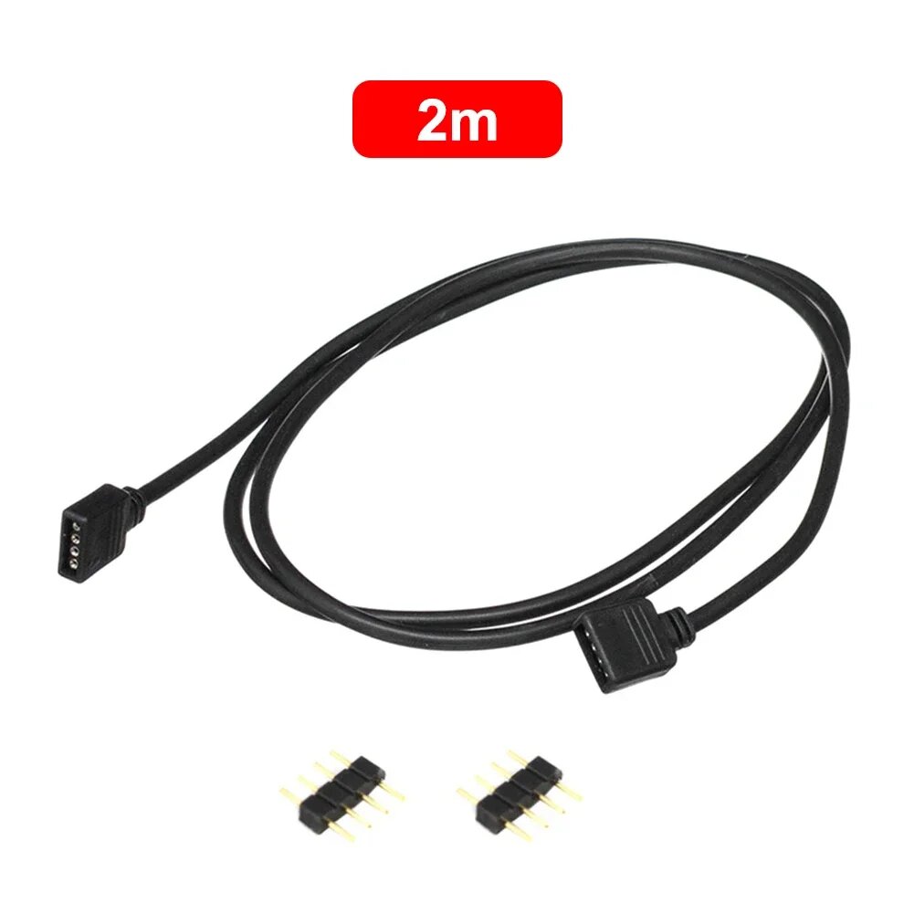 Кабель-удлинитель RGB LED 4-контактный для лент 5050 2835 2M