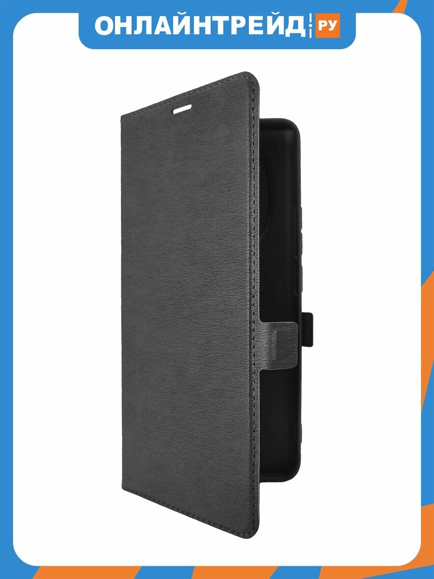 Чехол-книжка Borasco для POCO M8 5G, черный