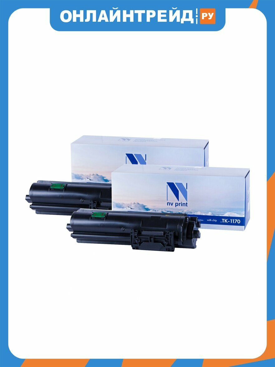Тонер-картридж NV Print NV-TK-1170-SET2 для Kyocera Ecosys M2040dn/ M2540dn/ M2640idw (7200k) (2 шт)