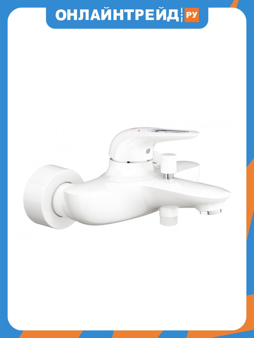 Смеситель для ванны Grohe Eurostyle new, белая луна 33591LS3