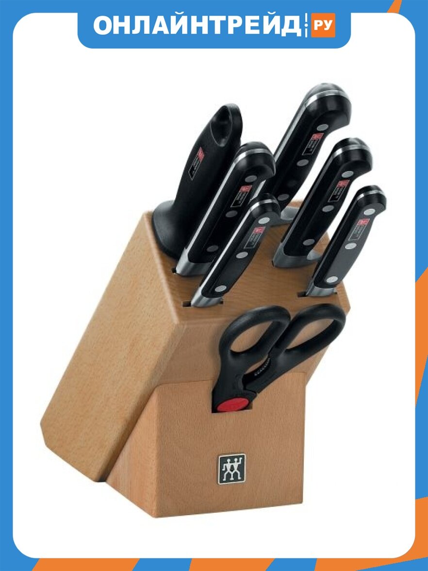 Набор ножей в подставке Zwilling Professional "S", 8 предметов