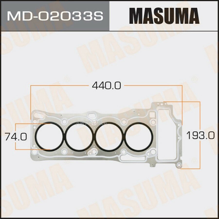 Прокладка ГБЦ NISSAN QG15DE MASUMA MD02033S