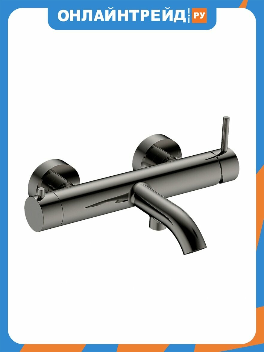 Смеситель для ванны Aquame AQM6212GM Siena Gun metal