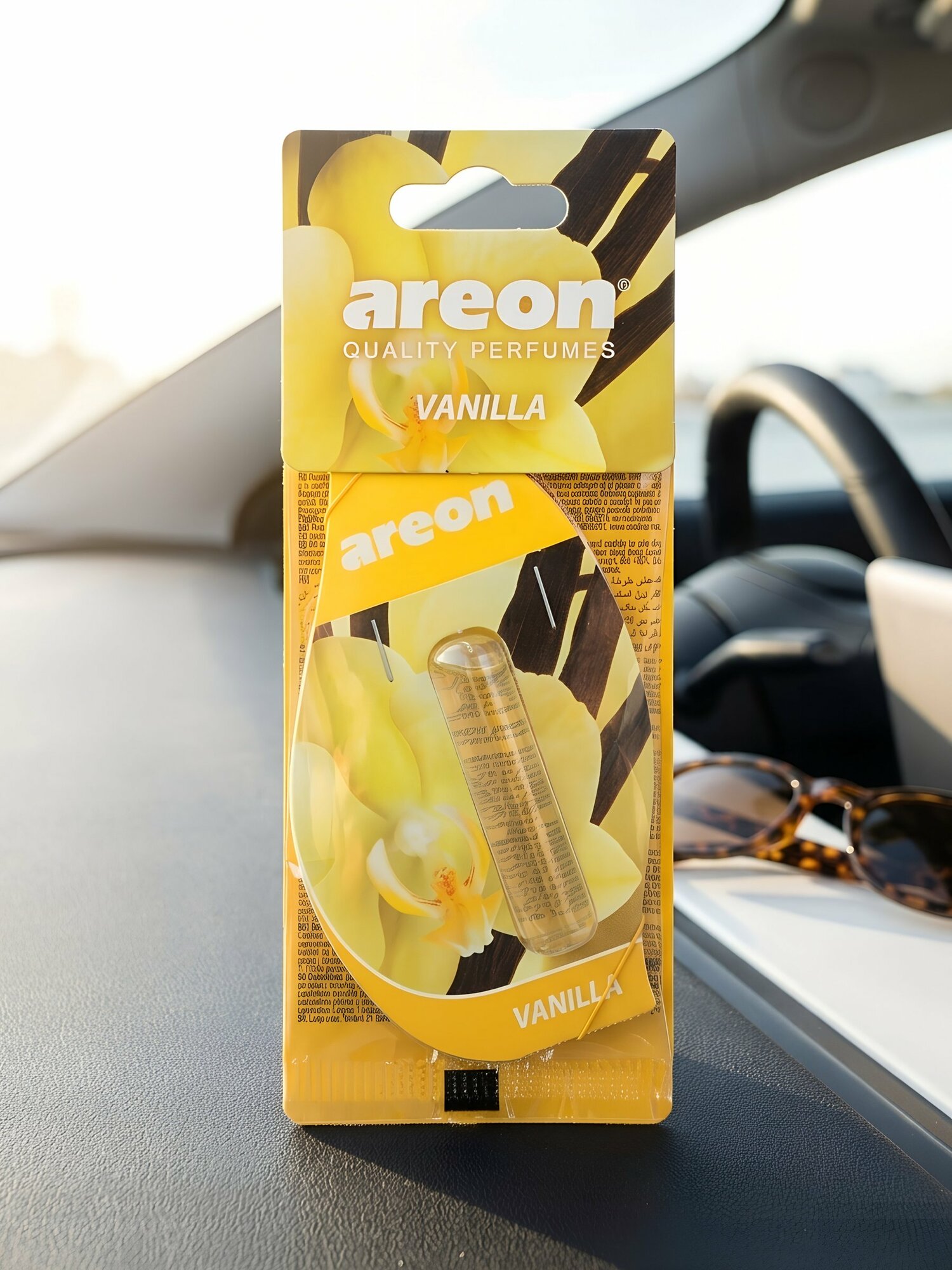 Ароматизатор в машину подвесной, гелевый, Areon, Liquid Ваниль, 5 мл, 704-LR-06