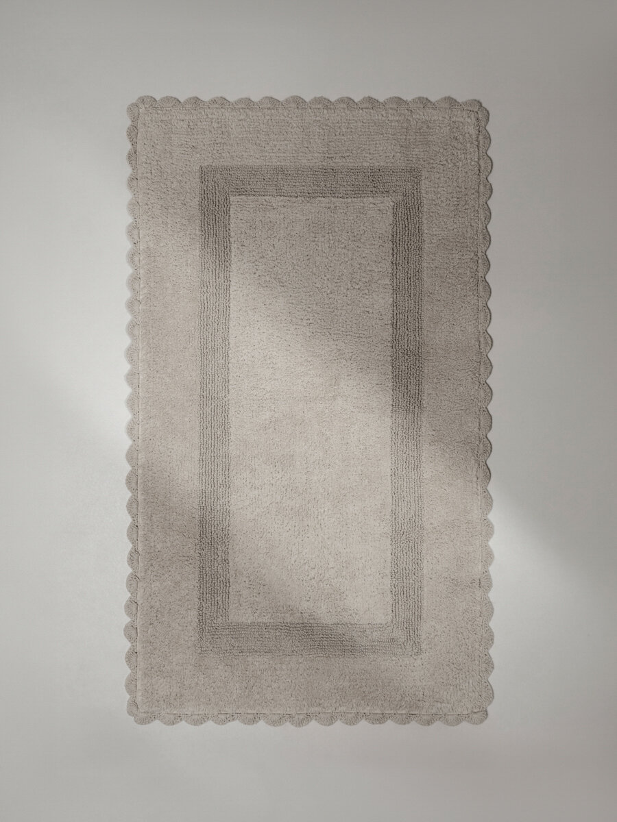 Коврик для ванной комнаты IDDIS Декор (Décor) DSQL02Ci12 70x120 прямоугольный хлопок серый