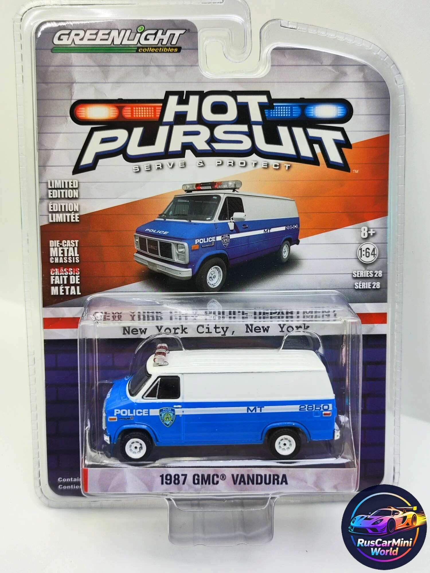 Модель greenlight 1:64 1983 GMC Vandura Vandura Sonoma Коллекция подарков для тележек из литого сплава