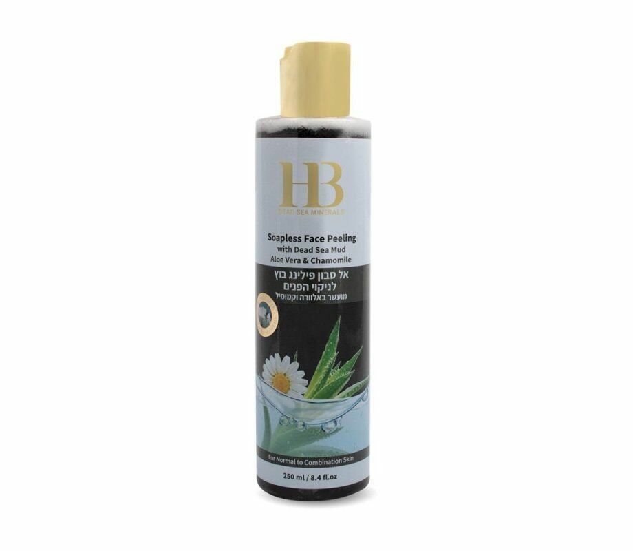 Health & Beauty Пилинг для лица грязевой с Алое Вера и ромашкой Soapless Face Peeling with Dead Sea Mud Ehriched With Aloe Vera & Chamomile, 250 мл