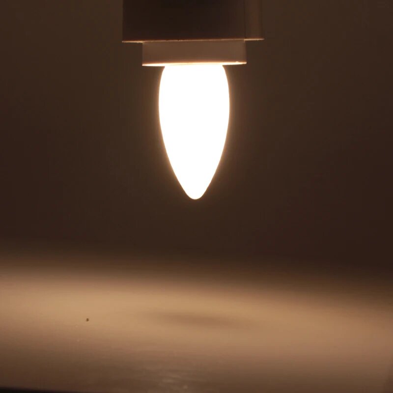 Dlampen LED лампа E12 теплый белый 2 Вт теплый белый, E12 220V clear shell