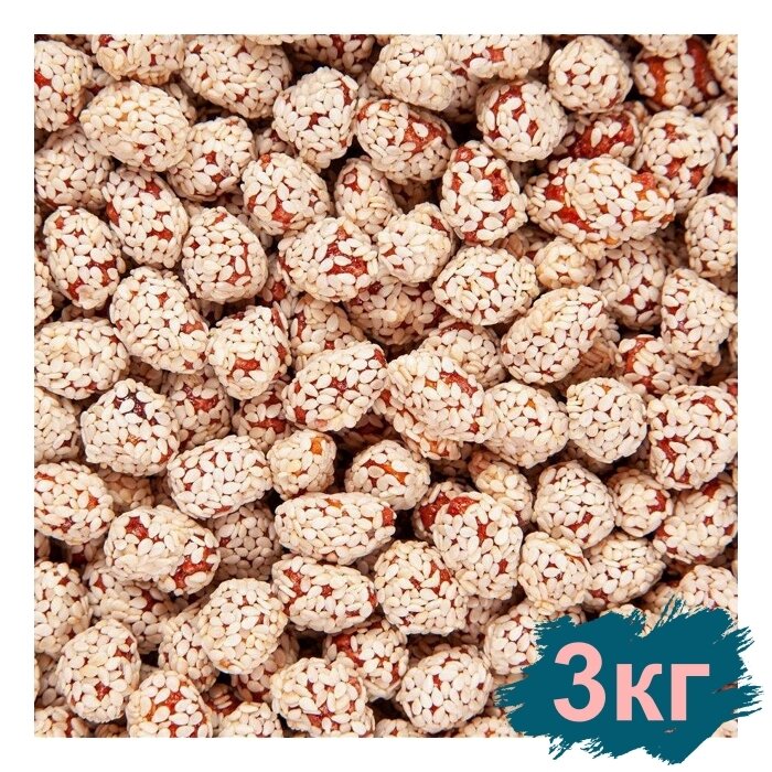 Арахис жареный кунжуте с медом, Вегетарианский продукт, Vegan 3 000 гр, 3 кг