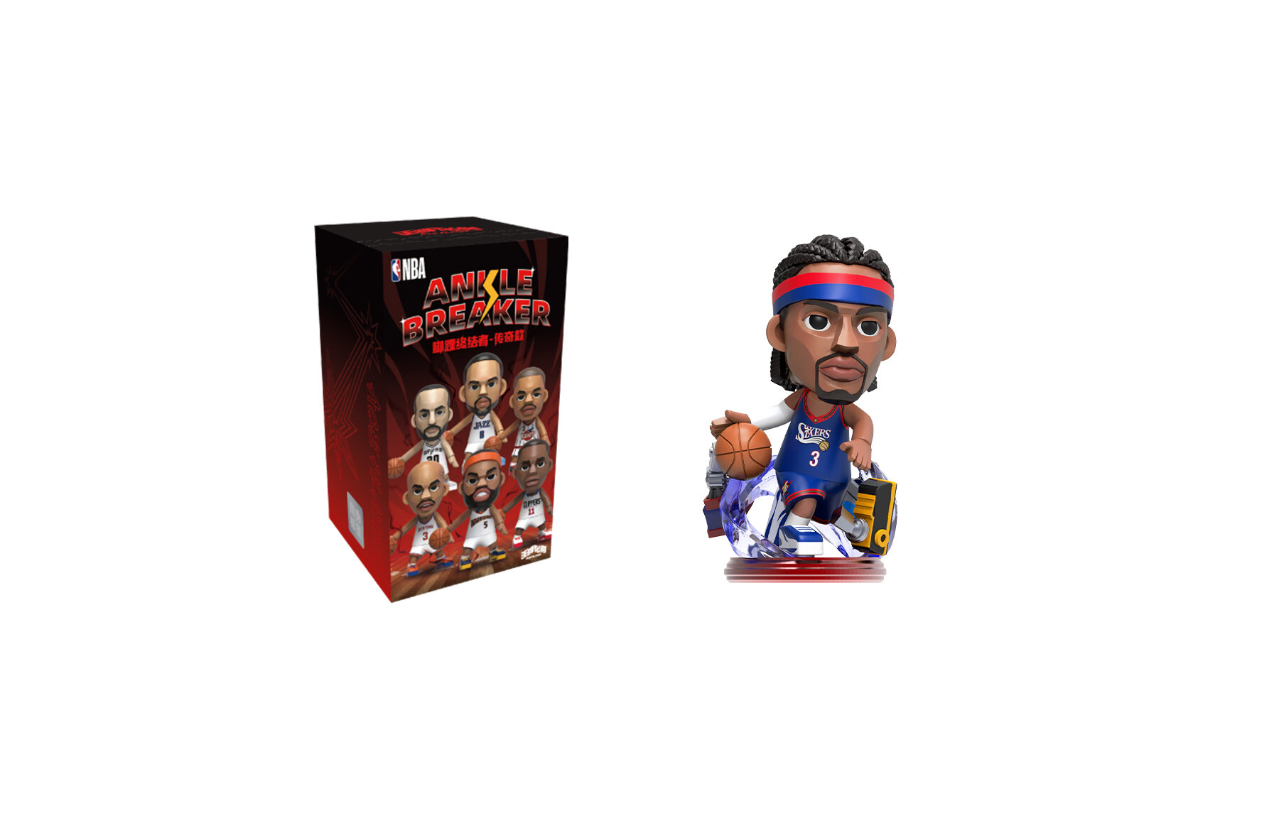 Коллекционные фигурки унисекс AcePlayer x NBA Ankle Terminator Collection, Single Mystery Box (Random Pick)