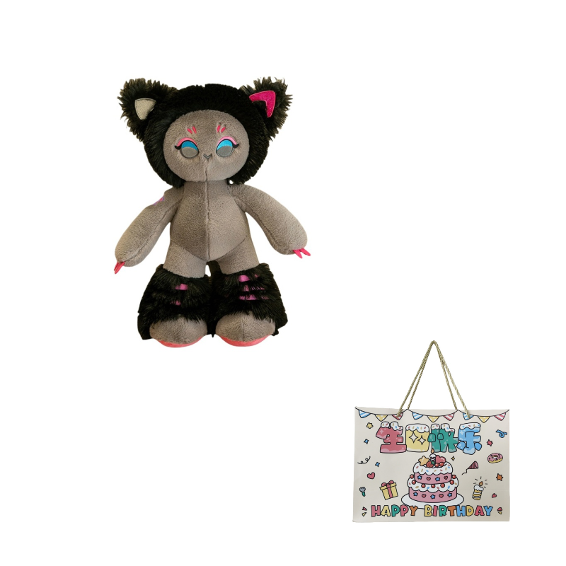 Подарочная сумка унисекс Mise Forest Little Fairy "thank you" смайлик, 75CM EU