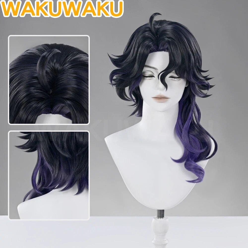 Косплей-парик Панталоне Genshin Impact WakuWaku черный Wig Ver 2 Only