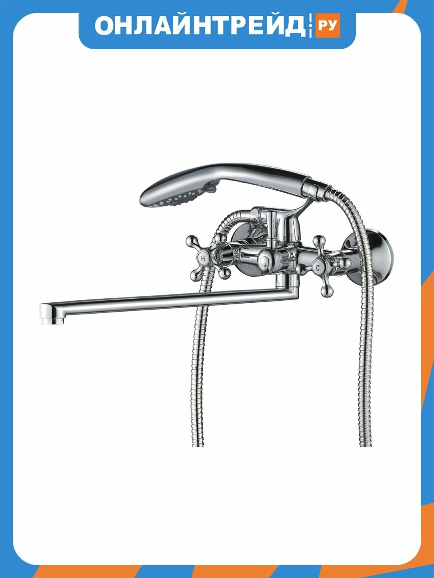 Смеситель для ванны Wesnaart RASSVET RAS02-320, хром