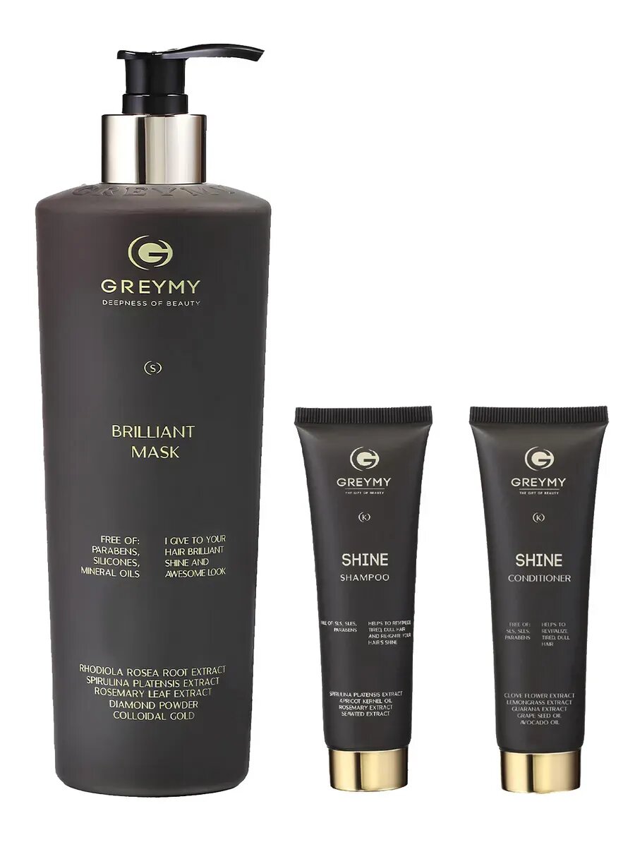 Greymy набор для ухода за волосами Brilliant Mask Promo Set