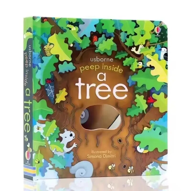 Usborne «Загляни внутрь дерева» книга для детей