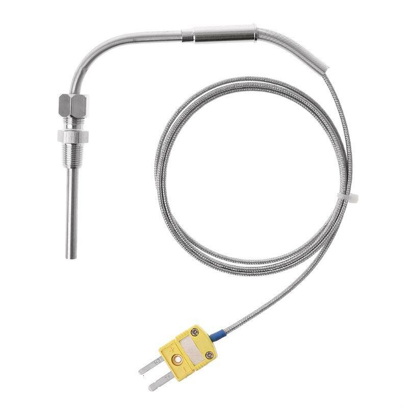 Датчик температуры K-типа 1/8" NPT с открытым наконечником 0-1250°C, Серебро
