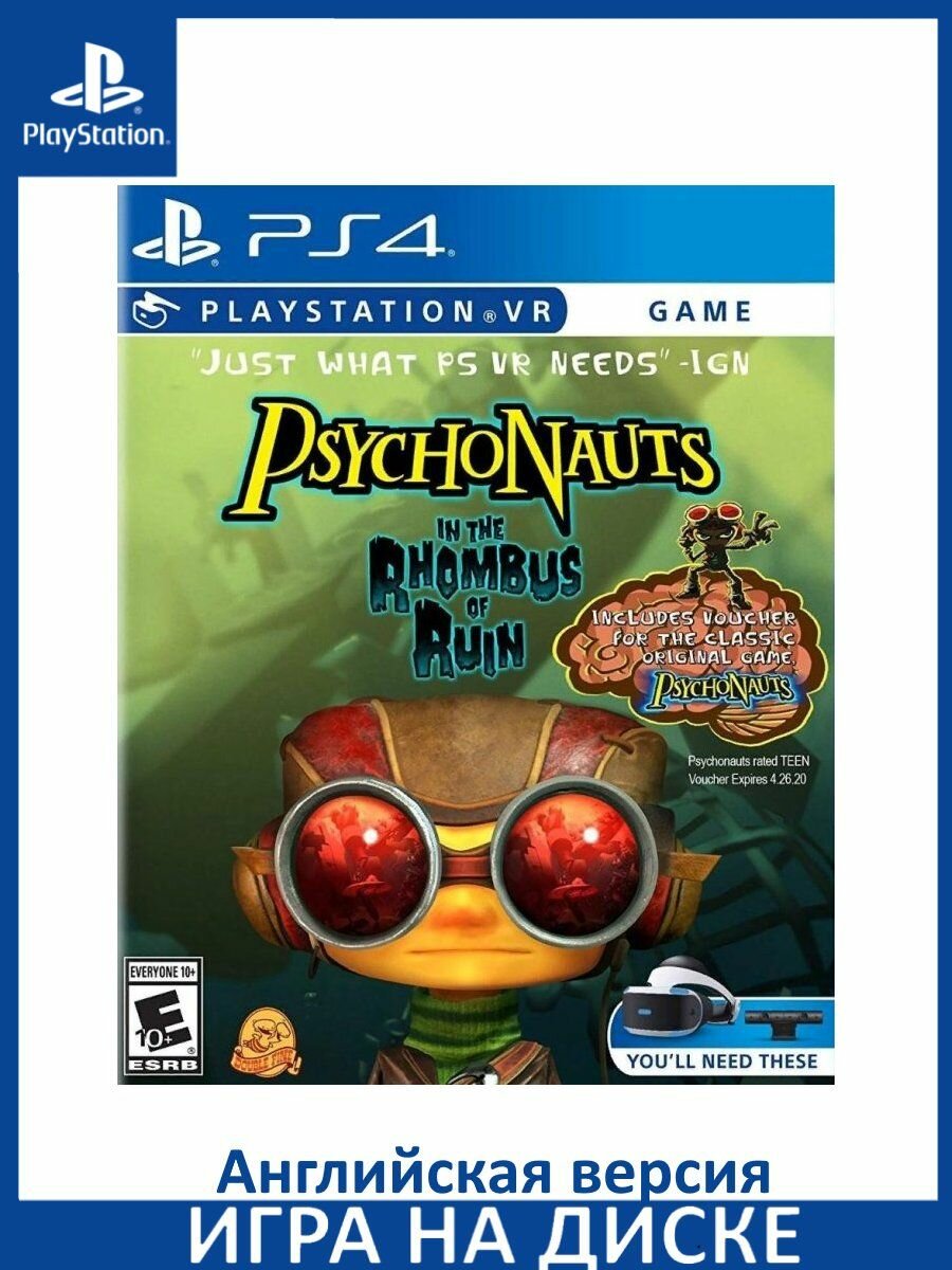 Игра Psychonauts In The Rhombus of Ruin (Только для PS VR) PS4 Диск на PlayStation 4 Английская версия