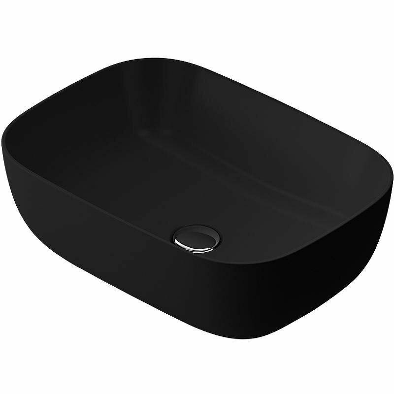 Раковина накладная AM.PM Func 46 M8FWCC10450BM Черная матовая, фарфор