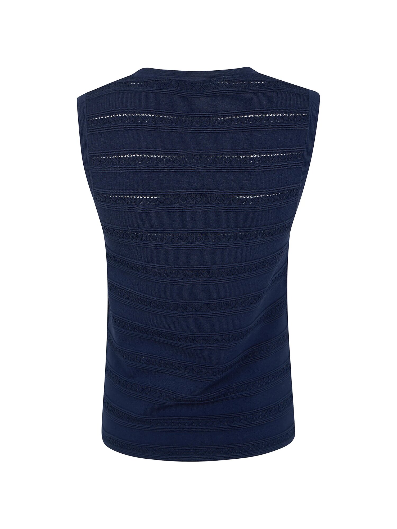Топ Blugirl Pointelle-knit ribbed top, размер 40 — фото 1