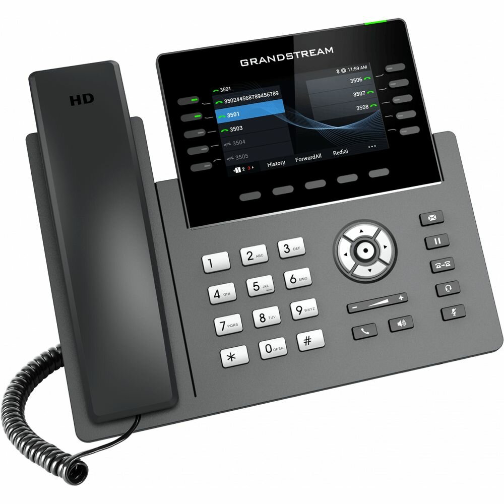 IP-телефон Grandstream GRP-2615 чёрный для офисной телефонии