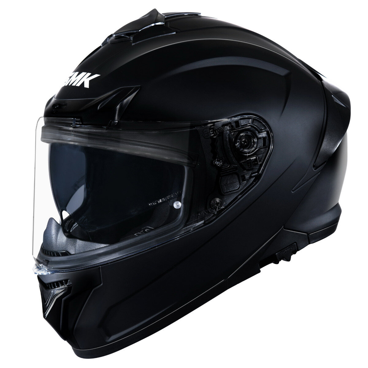 SMK Мотошлем Typhoon, цвет Черный Black GL200, Размер L