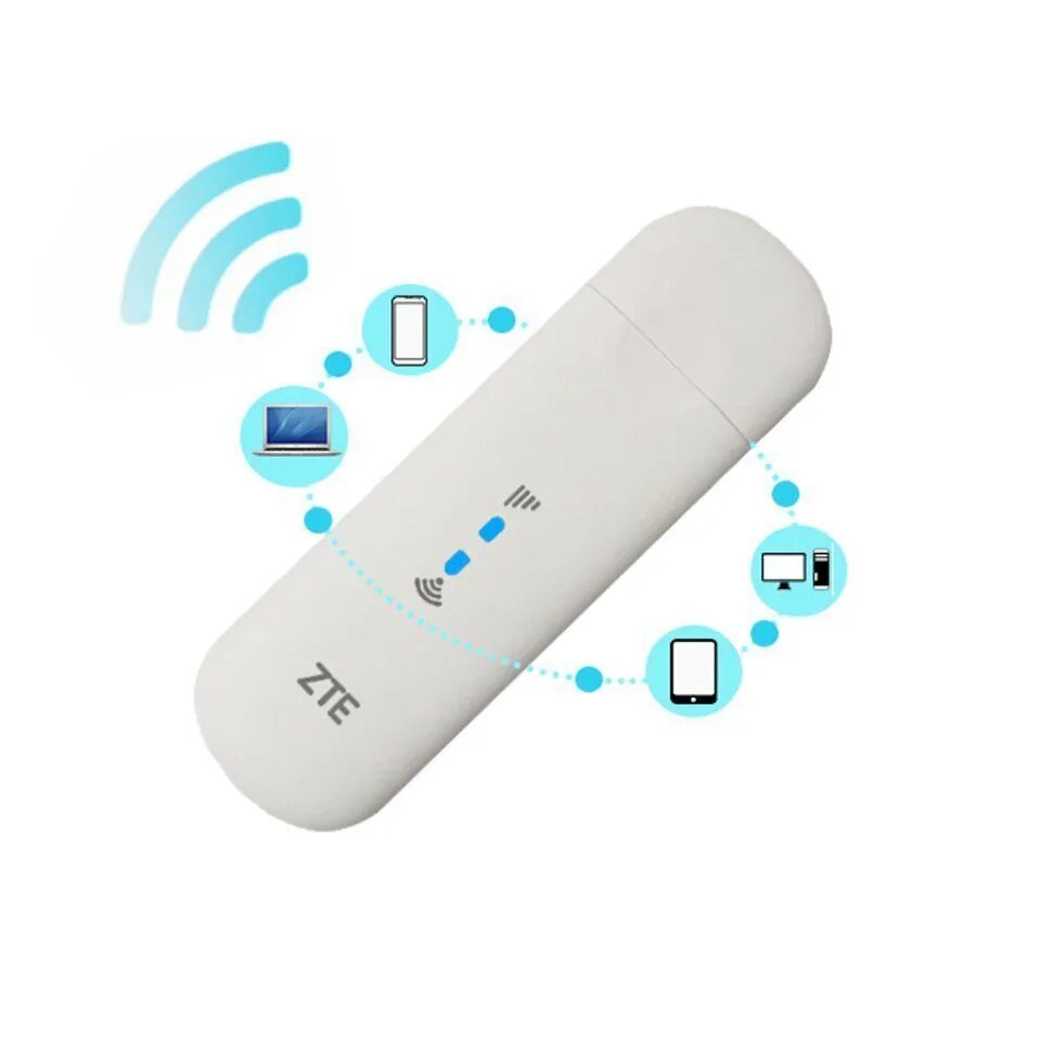 USB 3G/4G модем с функцией роутера ZTE MF79U, белый