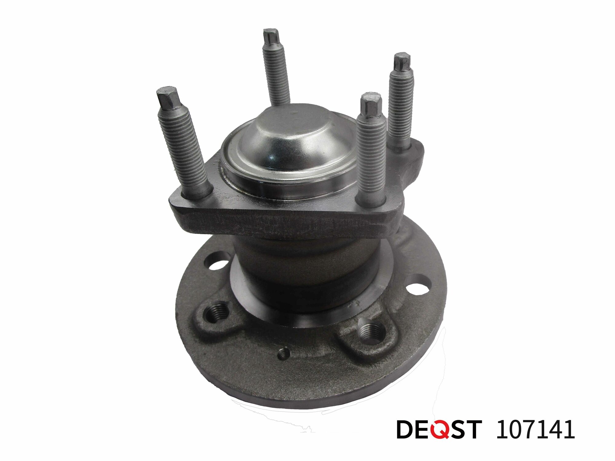 Ступица колеса с подшипником задняя w/o ABS OPEL ASTRA F-G, OPEL MERIVA, OPEL VEСTRA A, Deqst 107141