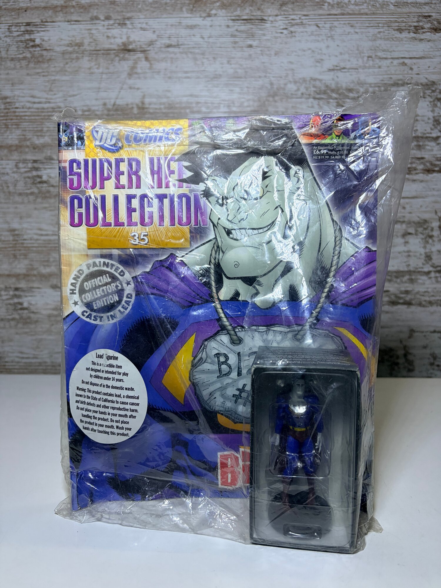 Коллекционная фигурка DC Comics Super Hero Collection №35 Bizarro (Бизарро) с журналом, Eaglemoss