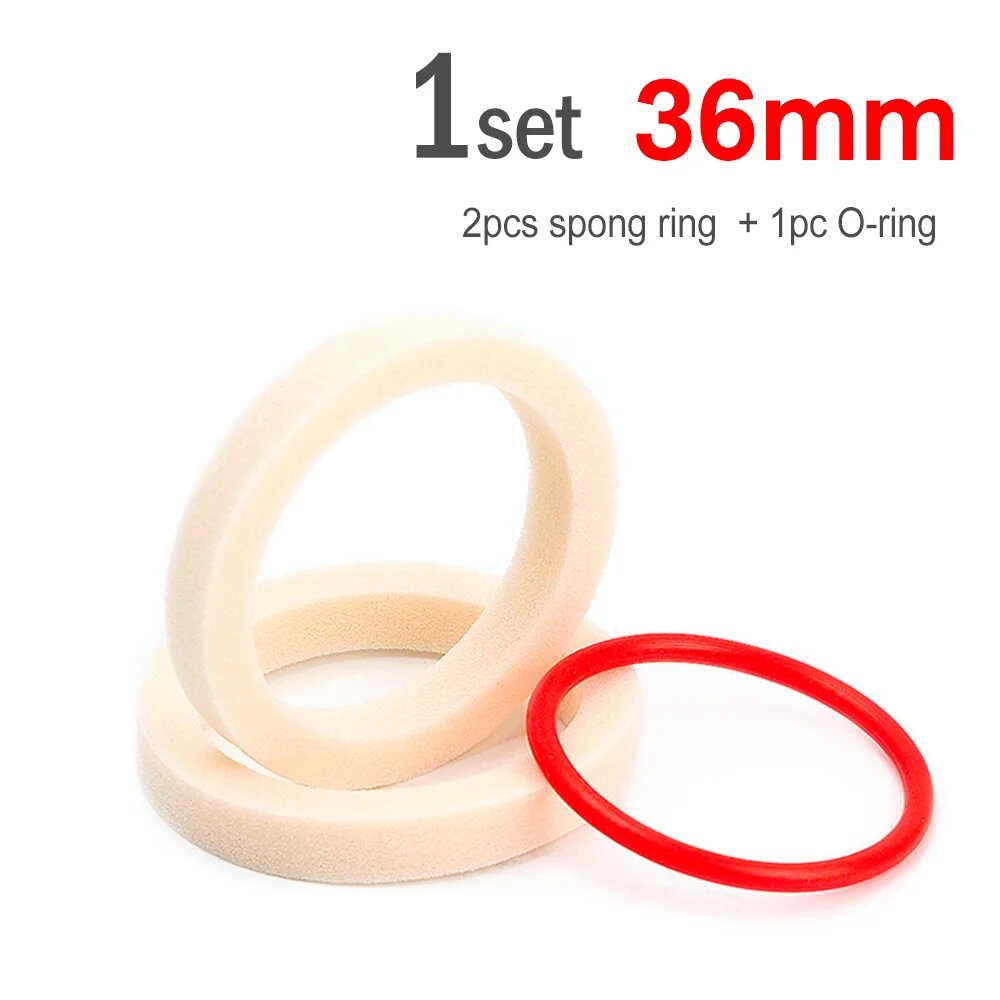 MUQZI Губчатые кольца для вилок 32/34/35/36 мм Бежевый, 36mm-1set