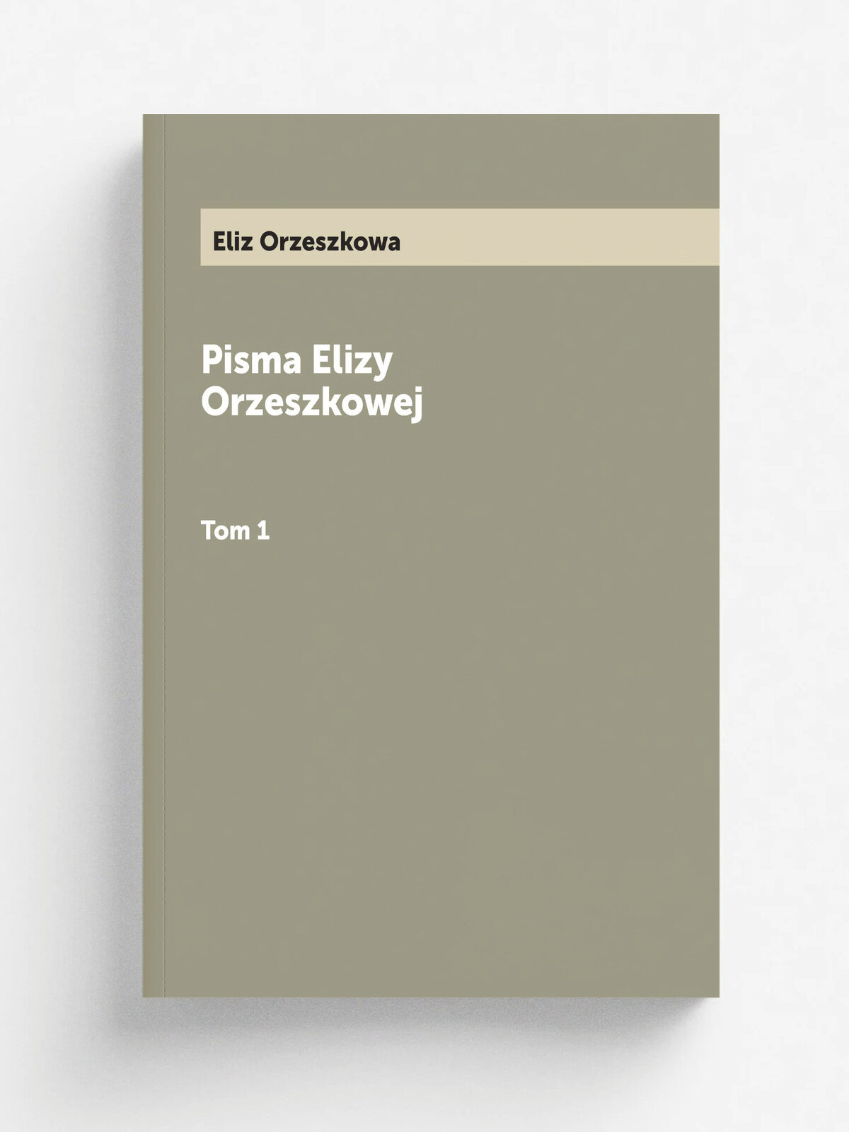 Pisma Elizy Orzeszkowej. Tom 1