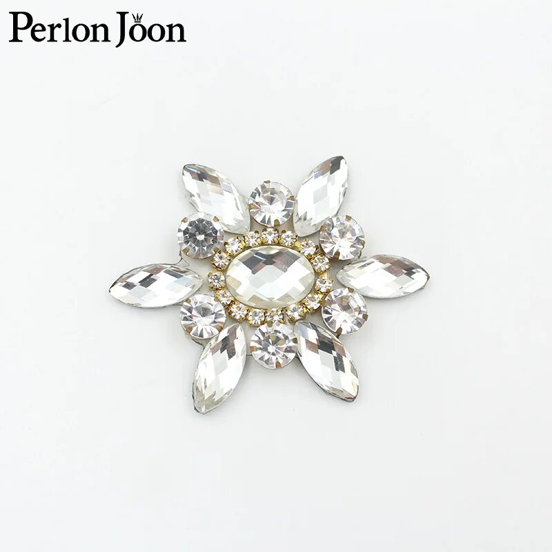 Стразы Perlon Joon, 4шт, белый, TJ065