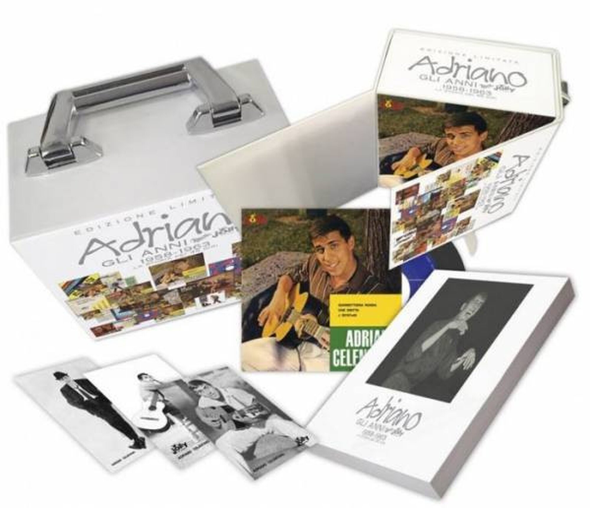 ADRIANO CELENTANO - The Music Jolly Years 1958-1963 (32X7" 45 RPM, Box Set, Compilation, Deluxe, Limited Edition, Numbered) Виниловая Пластинка