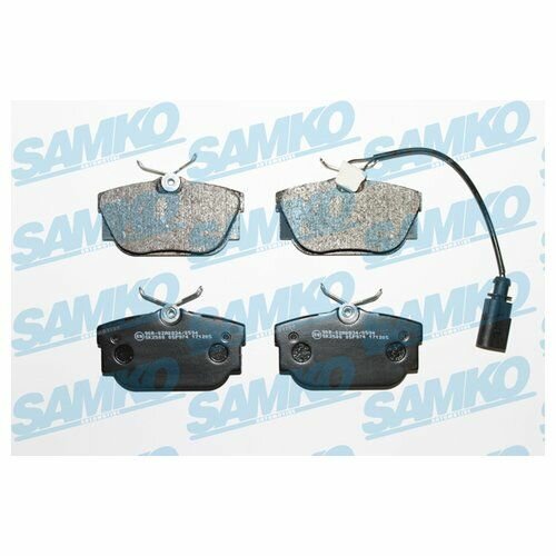 Колодки тормозные дисковые (комплект 4 шт.) Samko 5sp974 для VW KOMBI T2, Sharan, Transporter IV