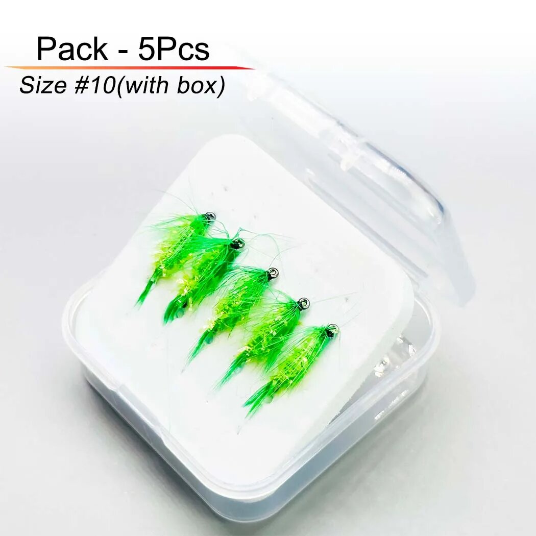 Крючки для нахлыстовой рыбалки Qievcrme 5pcs