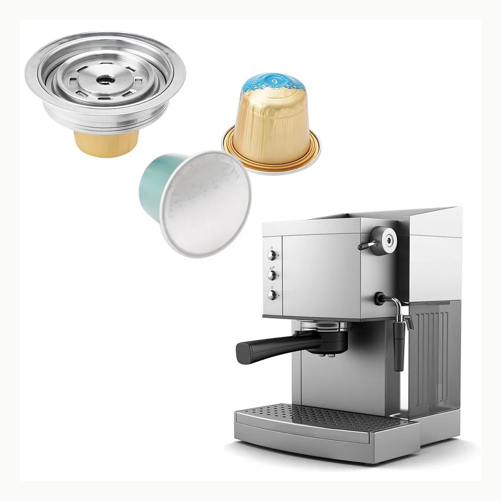 Адаптер для капсульного кофе 40 мл для Nespresso, удобный в использовании