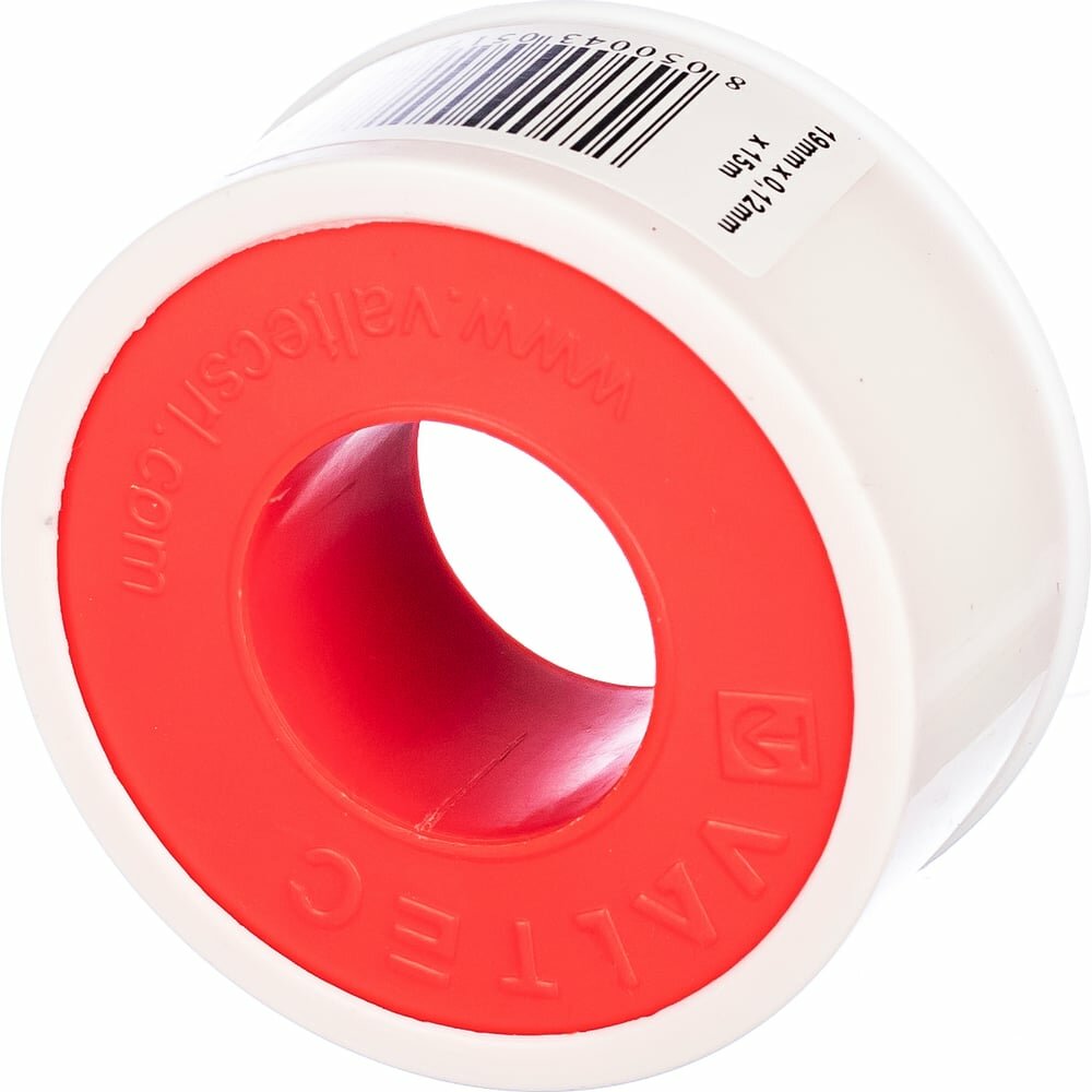 Лента-фум 19ммх0,12ммх15м Valtec VT. PTFE.0.191215 81377 — фото 1