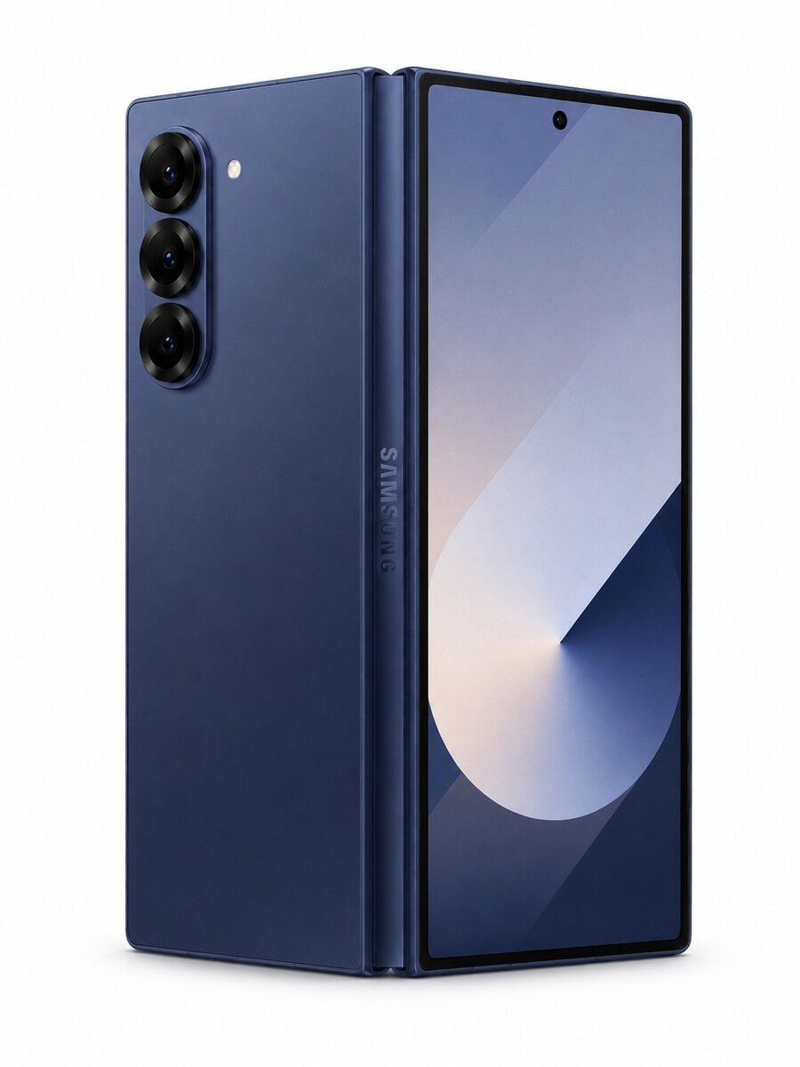 Смартфон Samsung Galaxy Z Fold6 5G 12/512 ГБ, складной, синий, премиальный