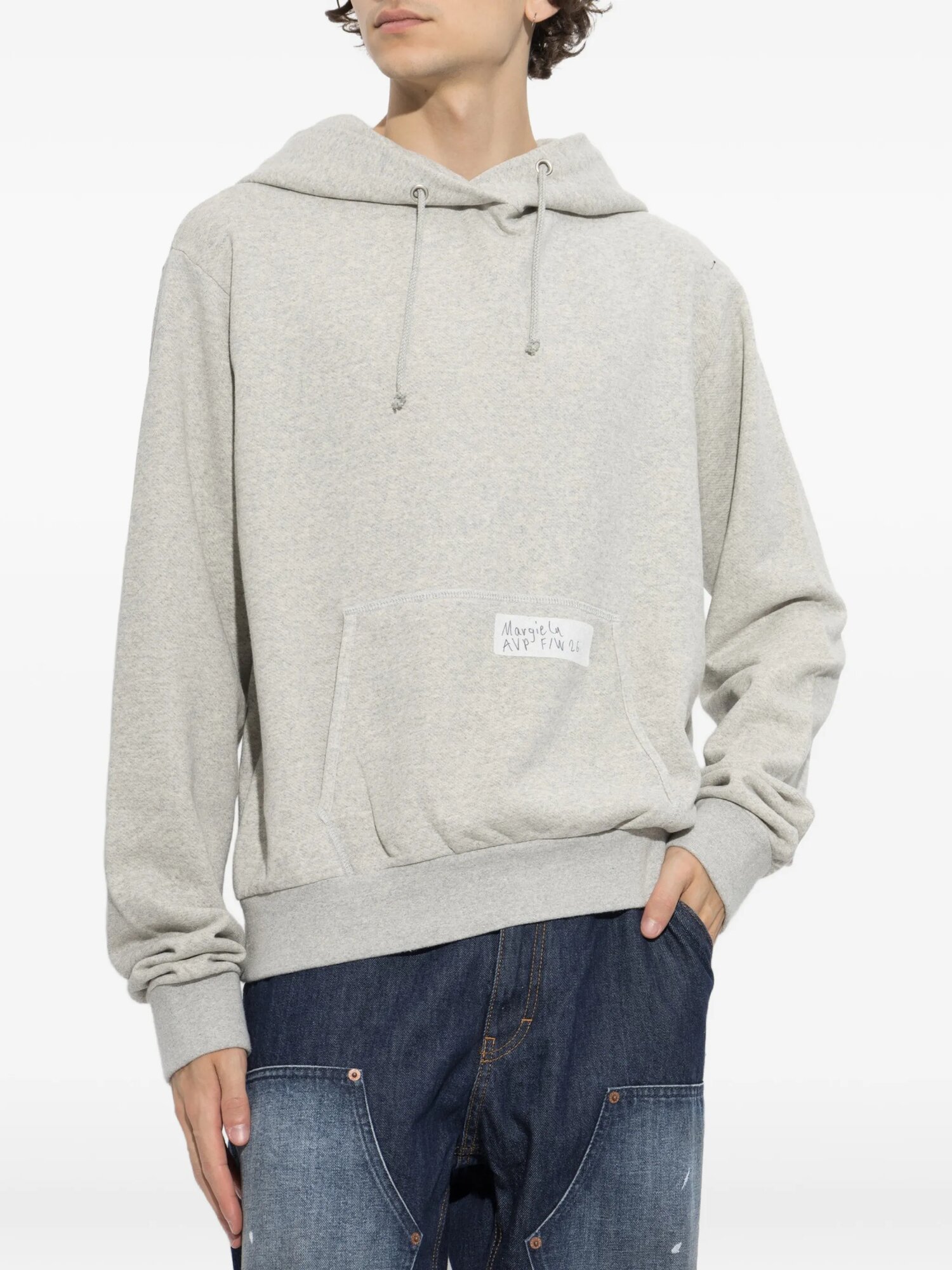 Худи Maison Margiela Bird-print drawstring hoodie, размер 50 — фото 1