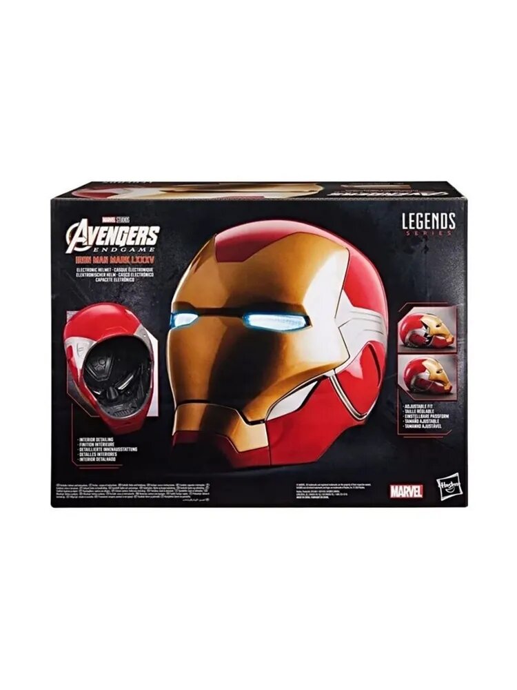 Фигурка Hasbro Toys 1/1 Реальный человек в реквизитном электронном шлеме MARVEL Iron Man MK85, реквизитной маске COS