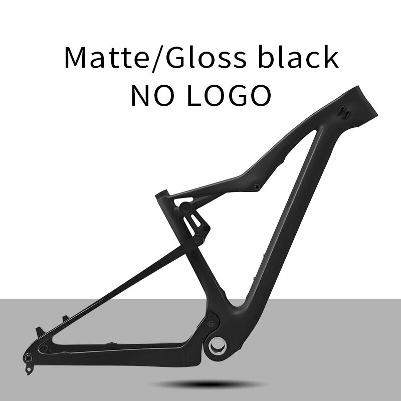 Рама BXT Full Suspension Boost 29er карбон Черный, XL Boost 148mm Gloss, no logo Black