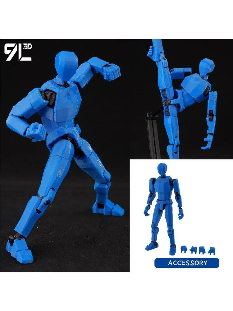 Lucky Dummy 13,3D-печатный 9L3D Мальчик-игрушка Фигурка