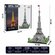 Конструктор Eiffel Tower, Micro Diamond Particle Building Blocks, 16x16x33 см