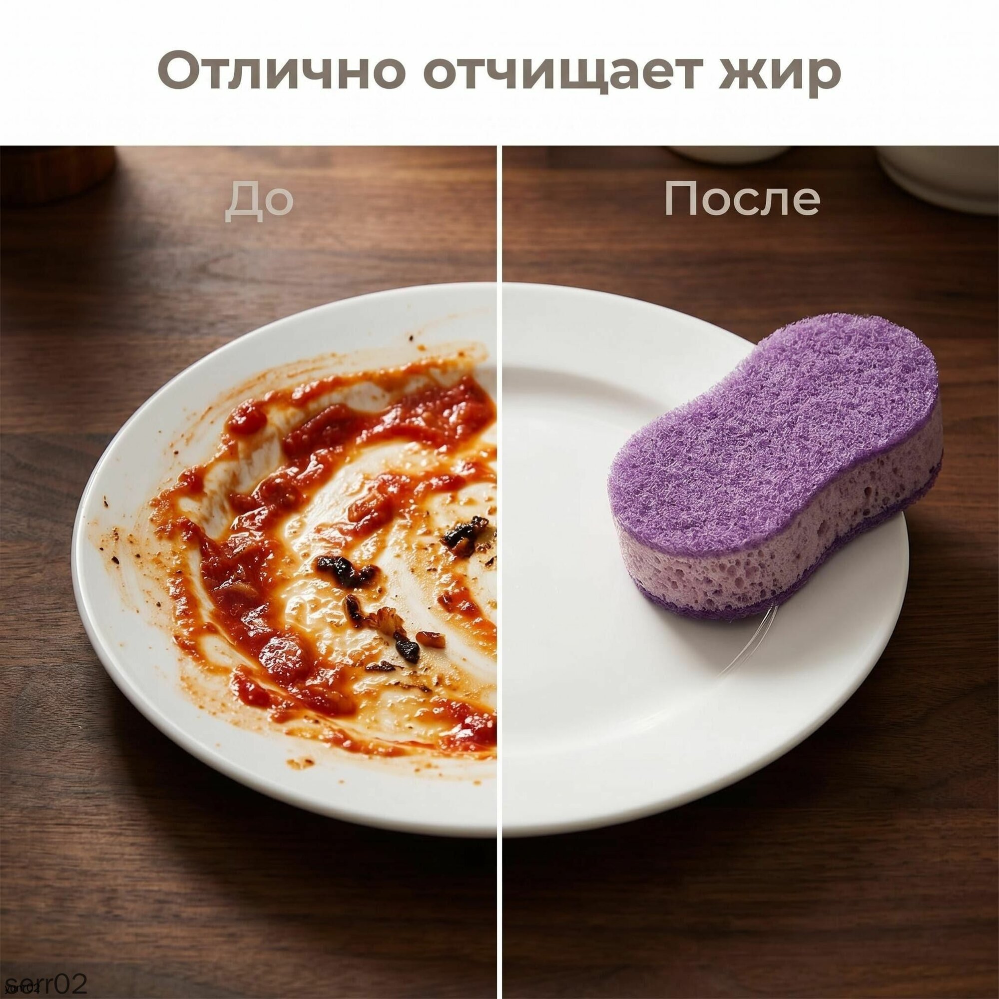 Губка, 3 шт. — фото 1